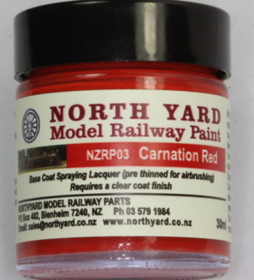 NZRP03 – Paint, Carnation Red 30ml – SOUTH DOCK